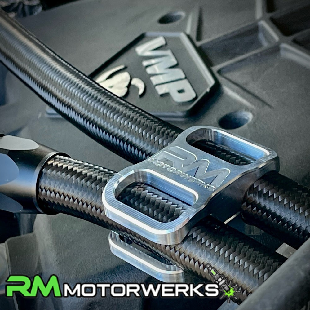 Billet AN Line Mounts | Dual -10AN Air Mount – RM Motor Werks
